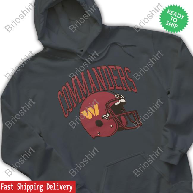 Homage Apparel Shop Washington Commanders Helmet Tee Izzy Moreno ...